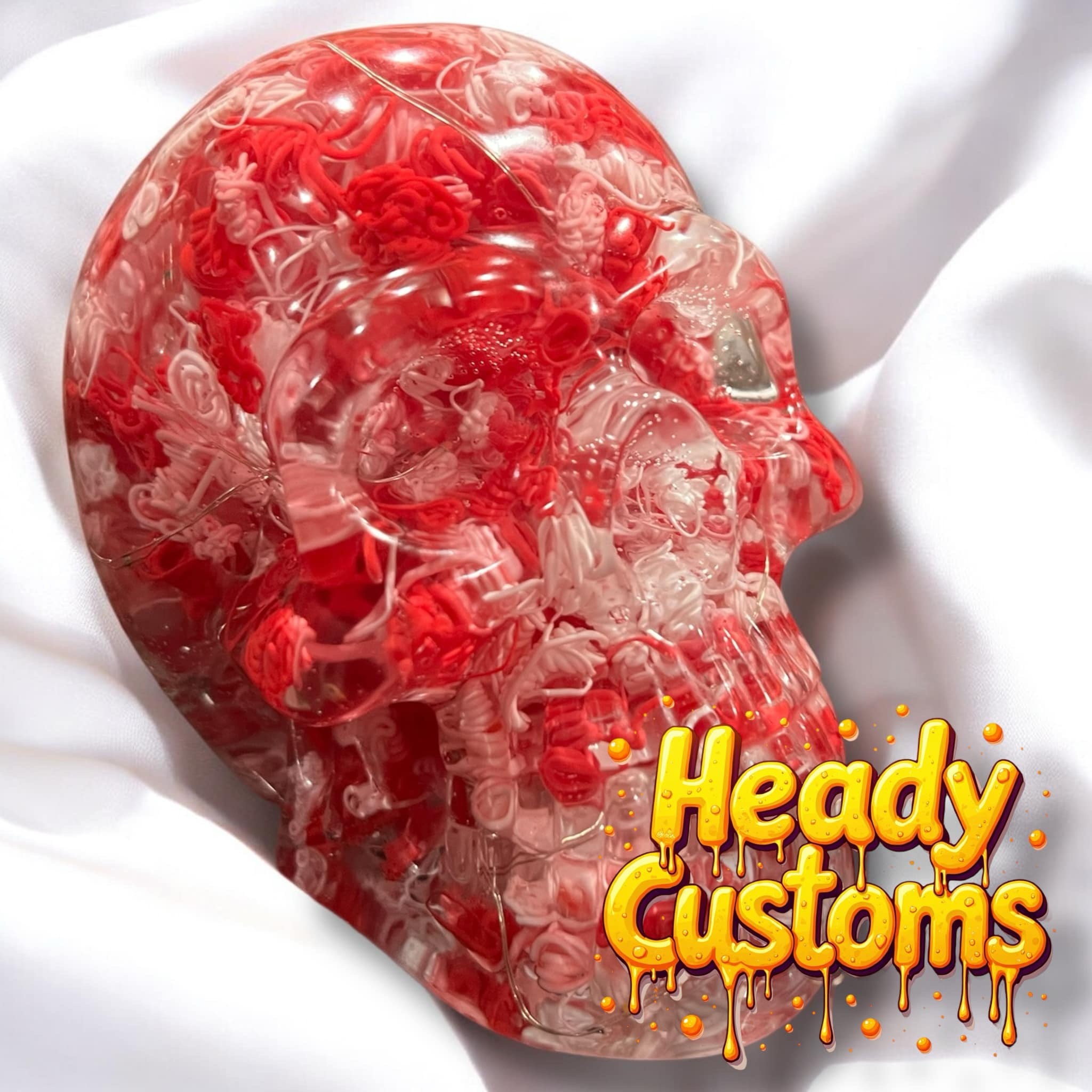 Light Up Filament Skulls | www.headycustomsprinting.com