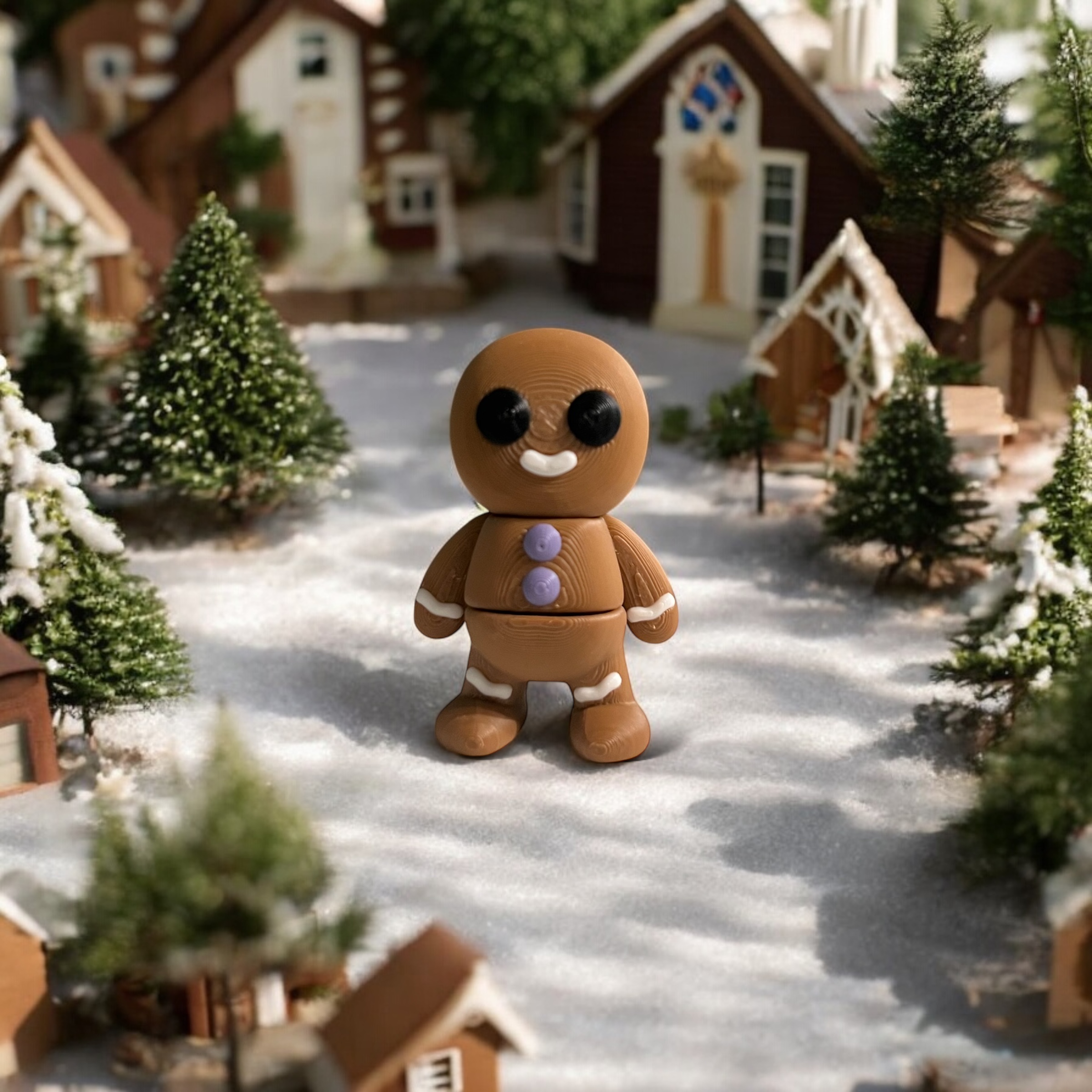 Mini Articulated Gingerbread Man | www.headycustomsprinting.com